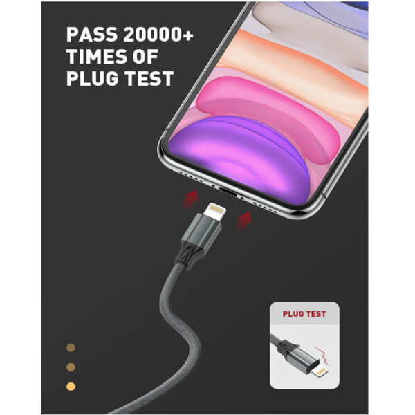 کابل شارژ type-c الدینیو مدل LS362 - فروشگاه اینترنتی عصرارتباطات